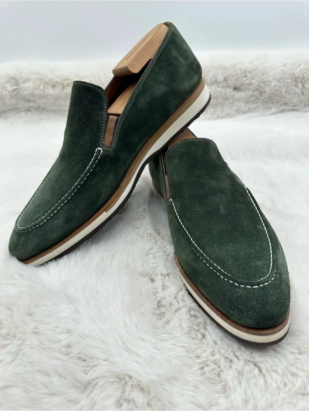 Bontoni | Shoes | Bontoni Passeggio Military Suede Venetian Loafer Slip ...